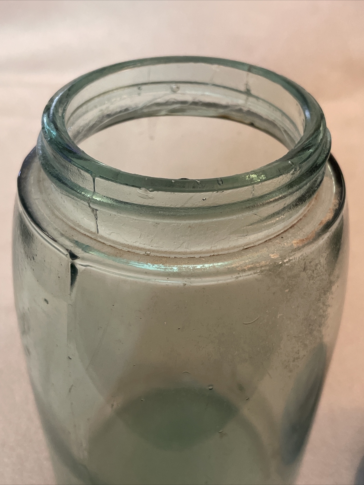 Vintage RedKey (Red Key) MASON Aqua Quart Fruit Jar (J23-19) | eBay