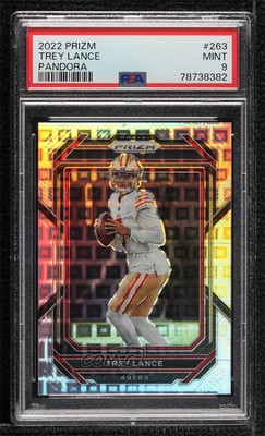 2022 Panini Prizm Pandora Prizm /400 Trey Lance #263 PSA 9 MINT | eBay