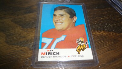 1969 TOPPS # 49 REX MIRICH FOOTBALL CARD | eBay