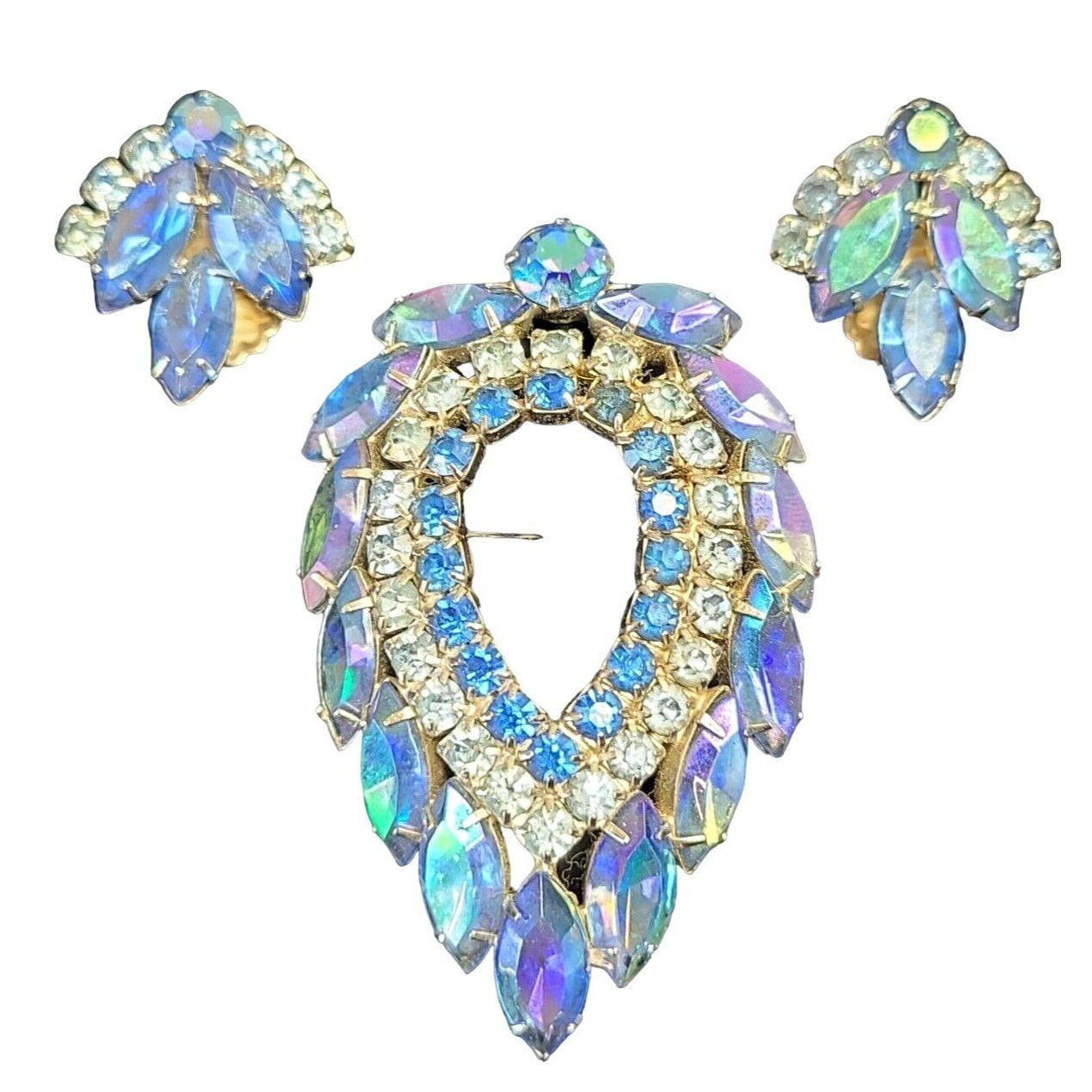 Sarah Coventry 1964 Juliana Blue Lagoon aurora boreal… - Gem