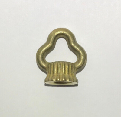 New 1" Unfinished Cast Brass Fixture Loop With Wire Way, 1/8F Tap(3/8 ...