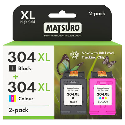 2 INK CARTRIDGE 304XL Fits For HP 2600 2620 2622 2630 2632 5010 | eBay UK