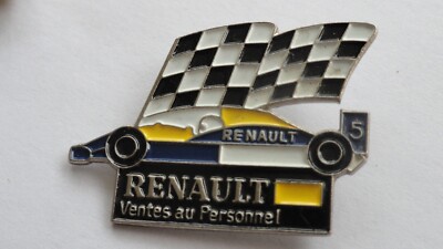 PIN S SIGLE AUTO RENAULT F1 VENTES AU PERSONNEL | eBay