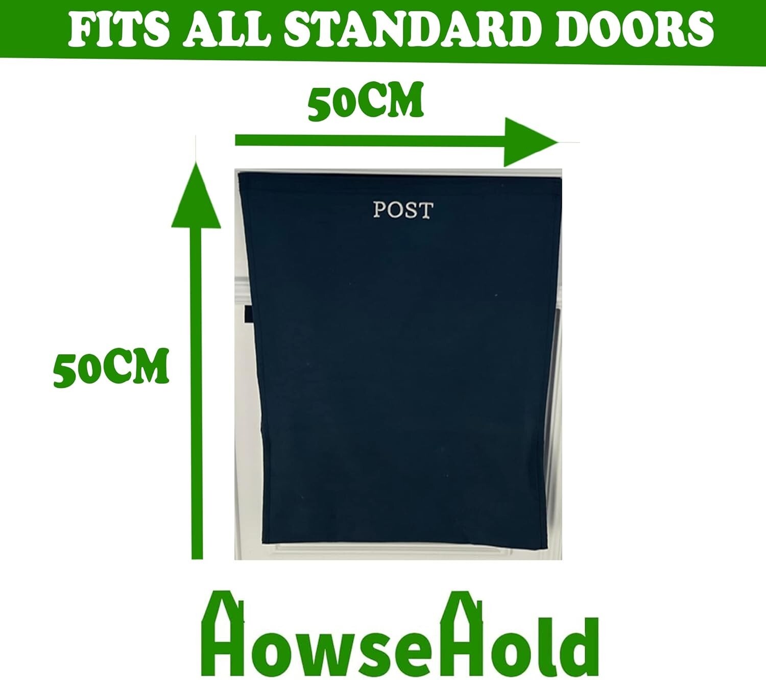 Post and Letter Catcher Bag [ Door Letterbox Cage Mail Catcher ] WHITE ...