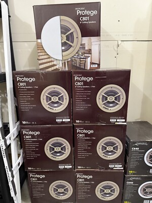 Proficient Audio Protege C801 8" Ceiling Speakers - 1 Pair, 7 pairs ...