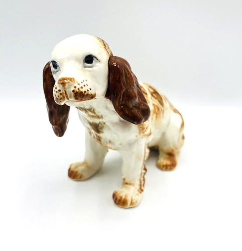 Cocker Spaniel Springer Dog Porcelain Figurine Royal Japan Hand Painted ...