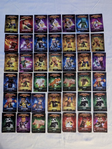 Minecraft Dungeons Arcade Card Lot, 42 Card Lot Video Game Cards ...