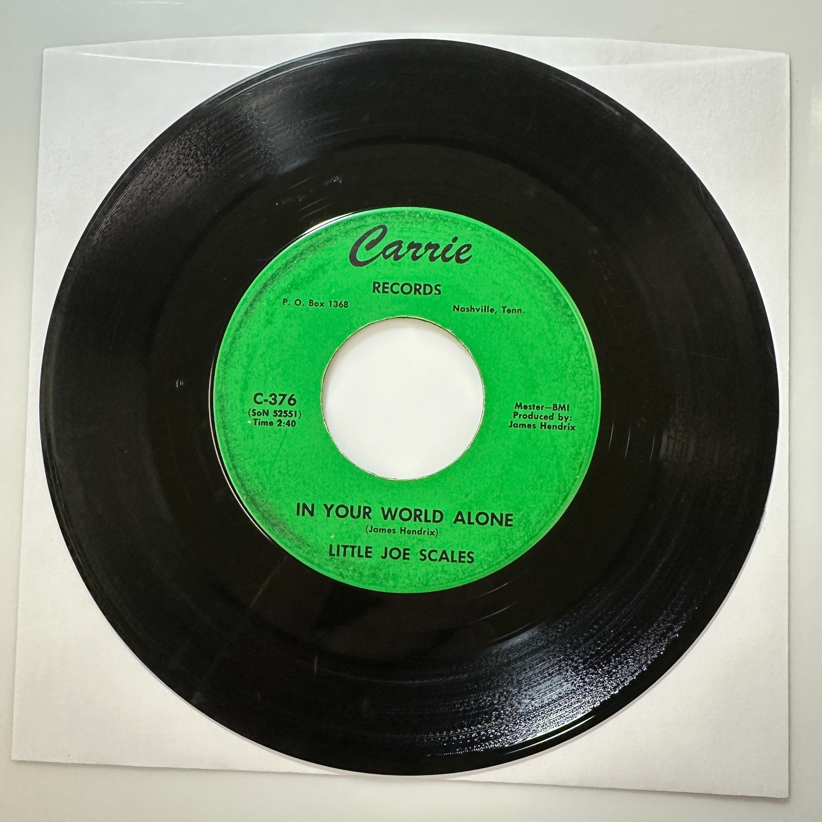 Where There Is No Love Record Little Joe Scales Carrie C-376 Northern ...
