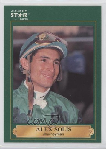 1991 Horse Star Jockey Star Cards Alex Solis #186 | eBay