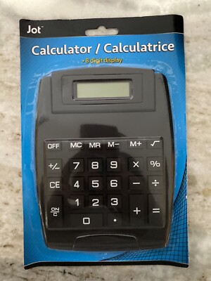 NEW JOT CALCULATOR , LARGE 8 DIGIT DISPLAY AND JUMBO KEYS | eBay
