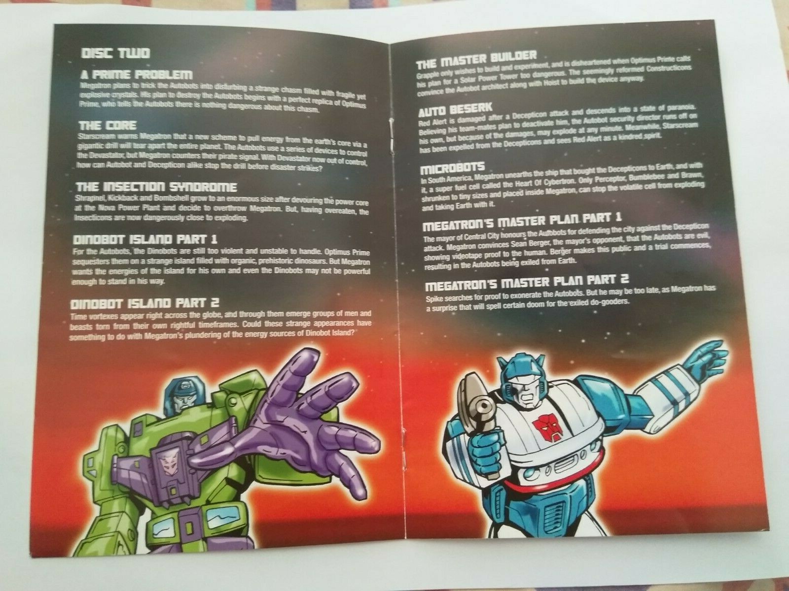 transformers - series 2 vol.1 (DVD, 2003, 3-Disc Set, Box Set ...