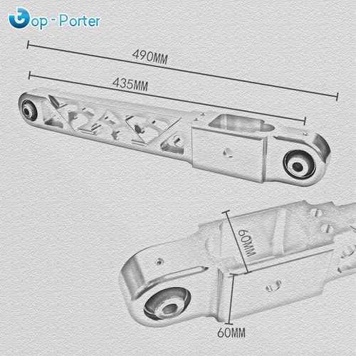 Control Arm Rear Lower Subframe Brace Kit For Mitsubishi Lancer EVO 1 2 ...