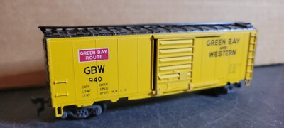 EX9J HO Scale Train Car GREEN BAY AND WESTERN GBW 940 BOXCAR HORN HOOK ...