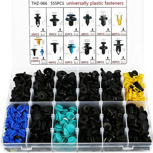 590pcs Car Body Push Retainer Pin Rivet Trim Plastic Clips Panel ...