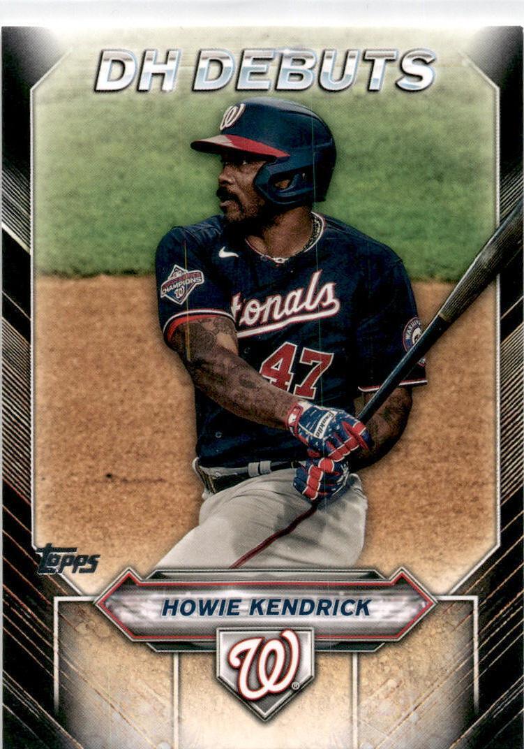 2021 Topps - Dh Debuts Howie Kendrick #DHD-7 Black /299 for sale online ...