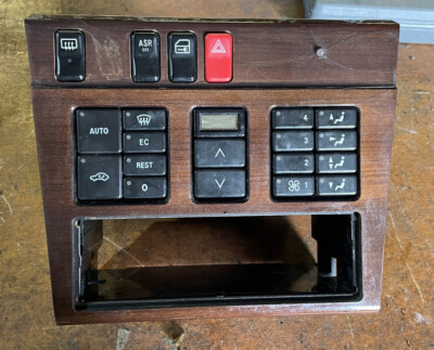 94 95 MERCEDES BENZ OEM W202 C220 C280 CLIMATE CONTROL W/WOOD AND ...