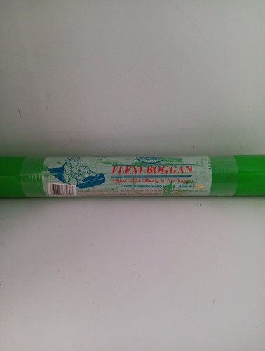 Vintage Flexi Boggan Green Slick Snow Sled Flexible Flyer F203 | eBay