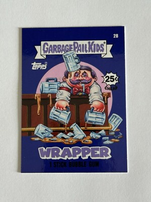 Garbage Pail Kids Game Over Level 6 Wrapper Card #28 Tapped Tapper | eBay