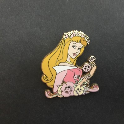 DS - Princesses with Flowers Pin Set - Aurora Only Disney Pin 59262 | eBay