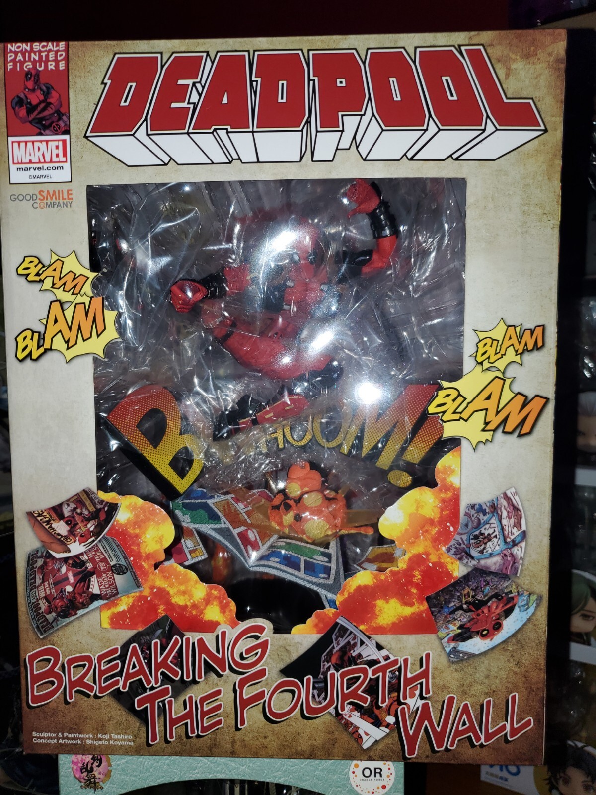 Deadpool Breaking the Fourth Wall Goodsmile Company Japan AUTHENTIC NEW ...