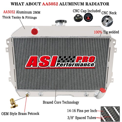 3 Row Aluminum Radiator For 70-73 Nissan Datsun 240Z 2.4L,260Z L6 2.6L ...