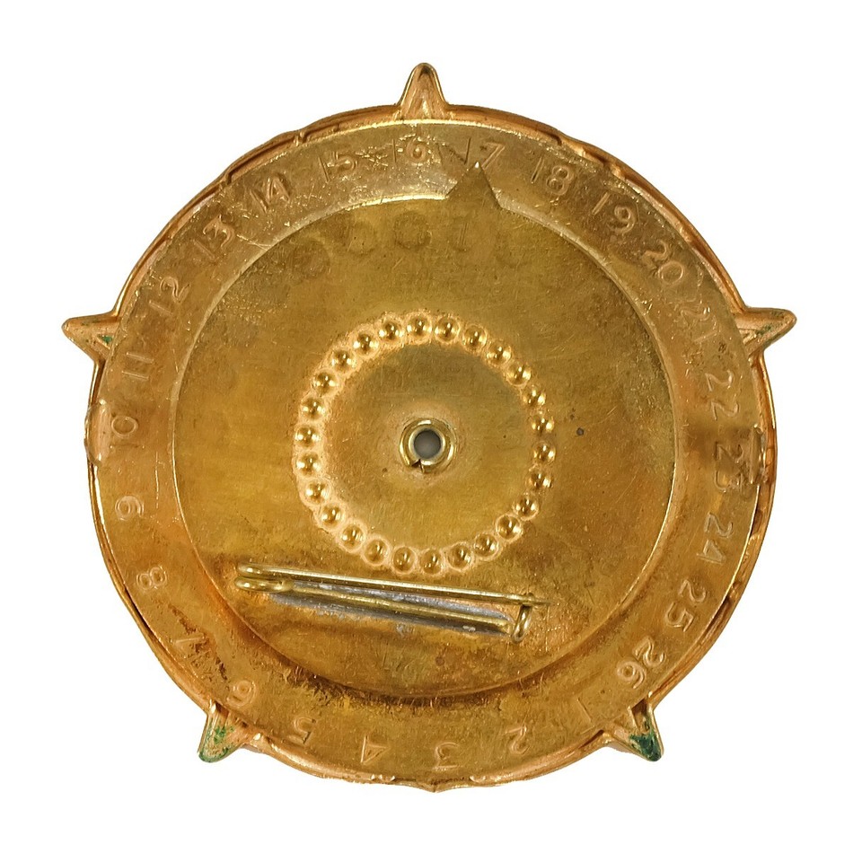 1938 Radio Orphan Annie Telematic Secret Decoder Badge – Ovaltine Toy ...