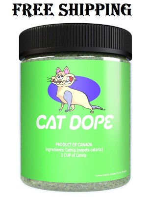 Cat Dope Catnip, 100% Natural Cat Nip Blend That Energizes and Excites ...