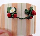 Willow Hall Erica DH06 Hat Trinket Box Flowers Strawberries Round ...