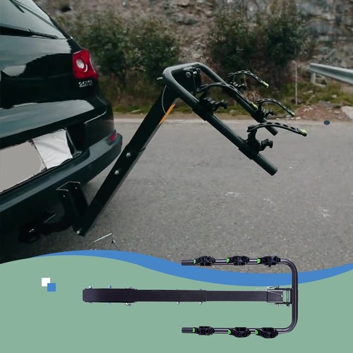 Universal 3-Bike Rack Trunk Mounted Bicycle Carrier Car SUV Hatchback ...