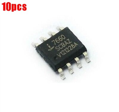 10Pcs ICL7660S ICL7660 ICL7660SIBAZ Voltage Converter Intersil SOP-8 yc ...