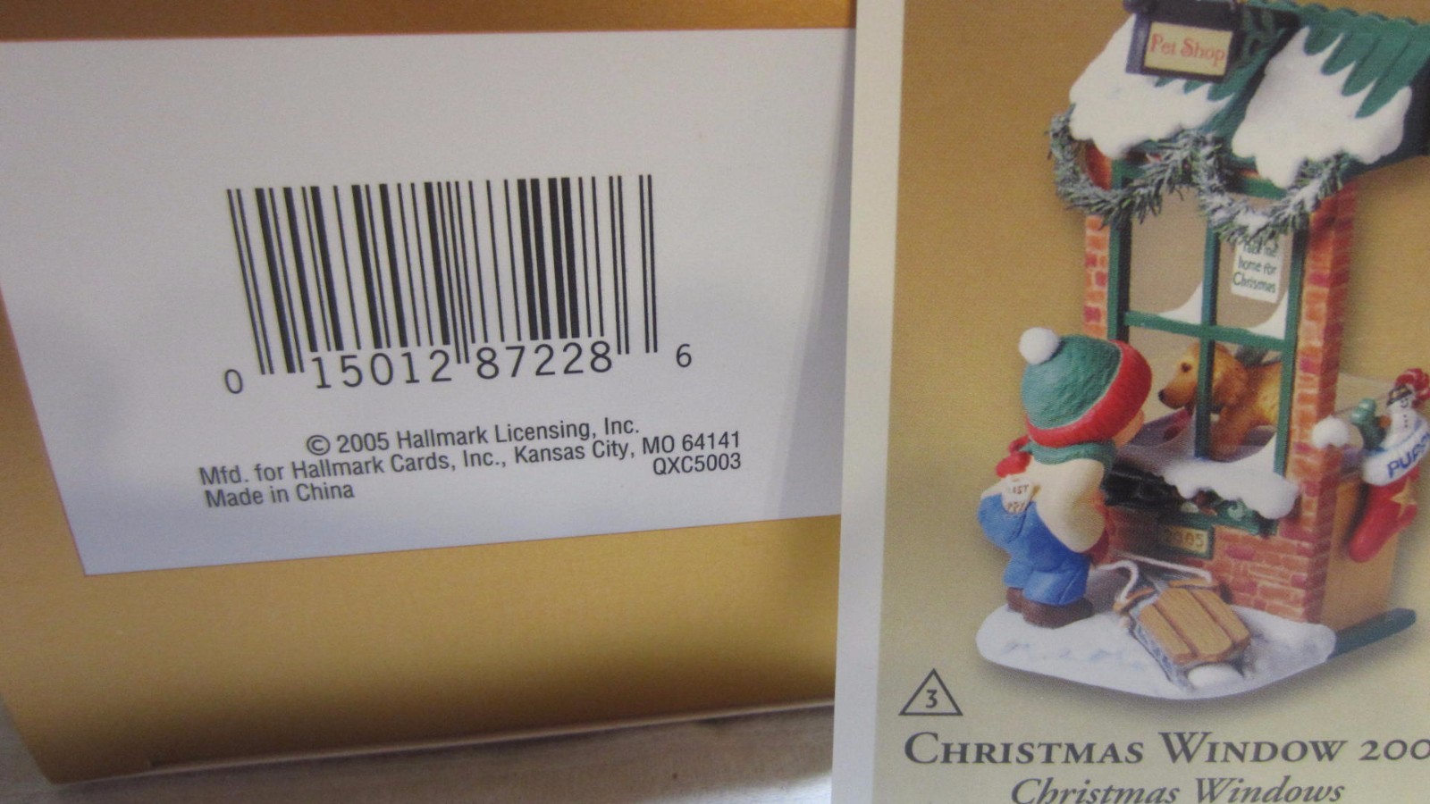 2005 Hallmark QXC5003 "Christmas Window 2005" Ornament | eBay