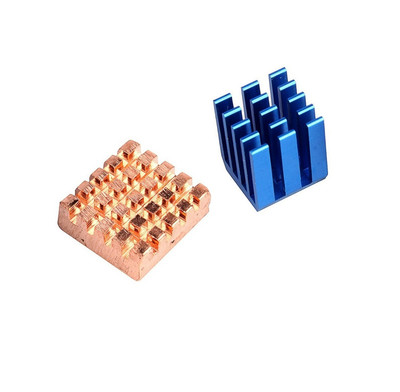 1 Sets Aluminium Copper Heatsink set for ALL Raspberry Pi Models 3 2 B+ ...