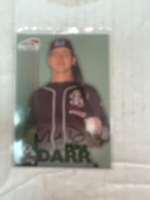 Mike Darr 1999 Team Best Rookie Auto Card # | eBay