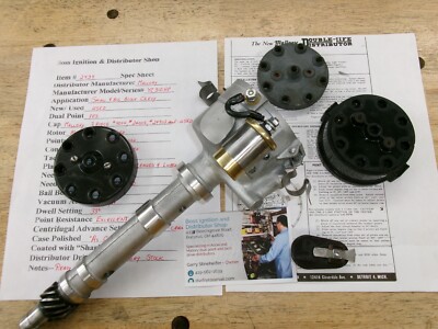 Chevy Vintage Mallory Dual Point Distributor, 302 327 350 396 454 ...
