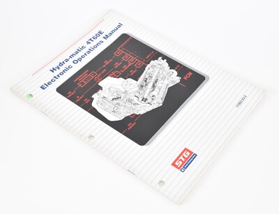 GM STG Hydra-Matic 4T60E Electronic Operations Manual 17002.03-2 Manual ...