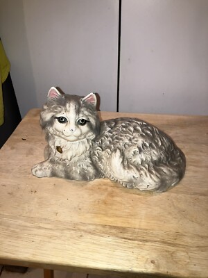 Gorgeous Antique Hubley Cast Iron Cat Doorstop Fireside #335 | eBay