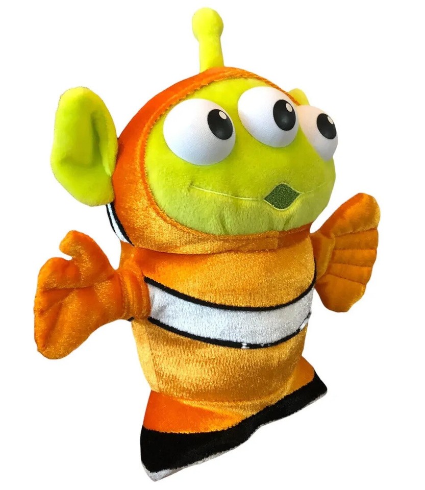 Official Disney Pixar Remix Toy Story Alien Finding Nemo Mattel Plush ...