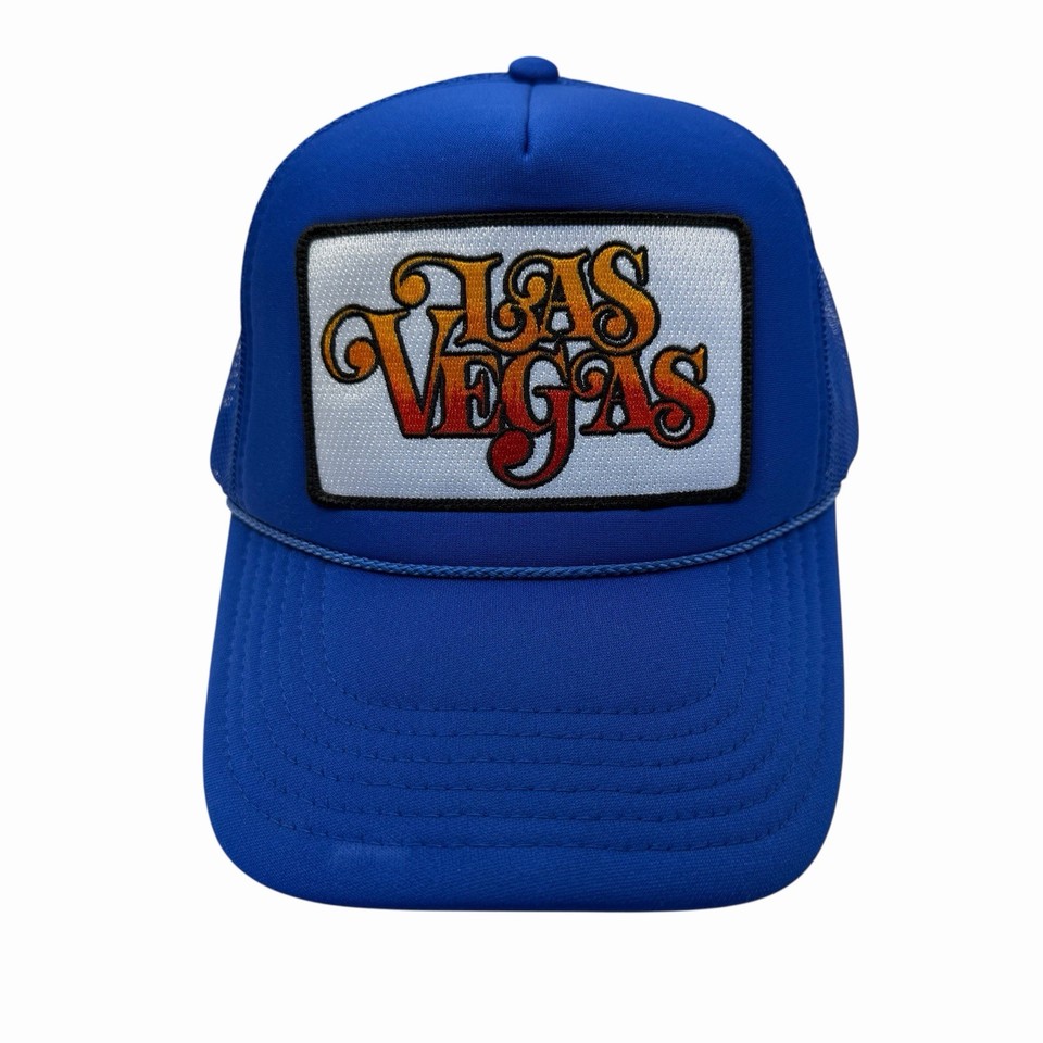 Aviator Nation Las Vegas Trucker Hat Royal Blue One Size Mesh Snap Back ...