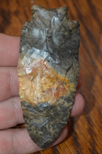 Colorful Gray & Black Chert Archaic Benton Cheatham Co, Tennessee 3.5/8 ...