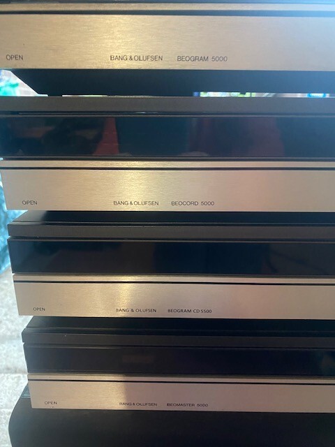 Bang & Olufsen Stacking Hi-Fi Beosystem 5000/Turntable Cassette & CD ...