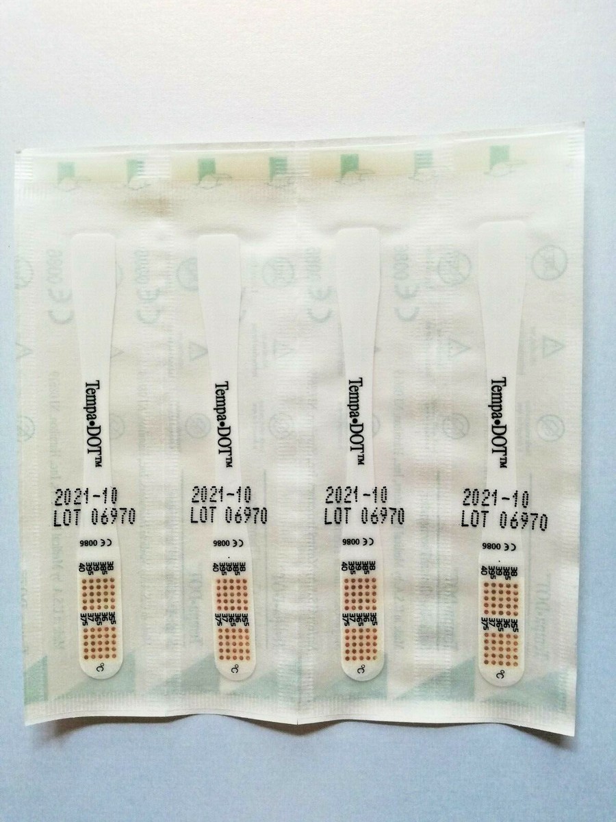 Strips Single-Use Thermometers - Individually Wrapped Disposable First ...