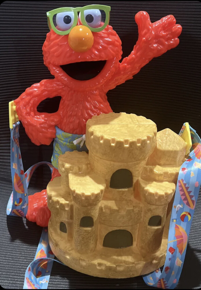 SEAWORLD Sesame Place ELMO SAND CASTLE POPCORN BUCKET Sesame Street ...