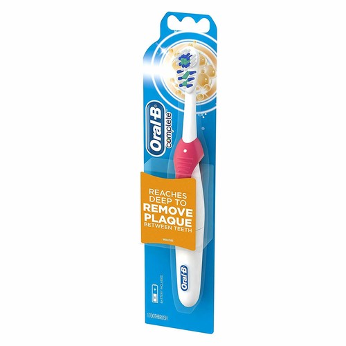 Oral-B CrossAction Dual Clean Power Toothbrush Soft pink/green/Black ...