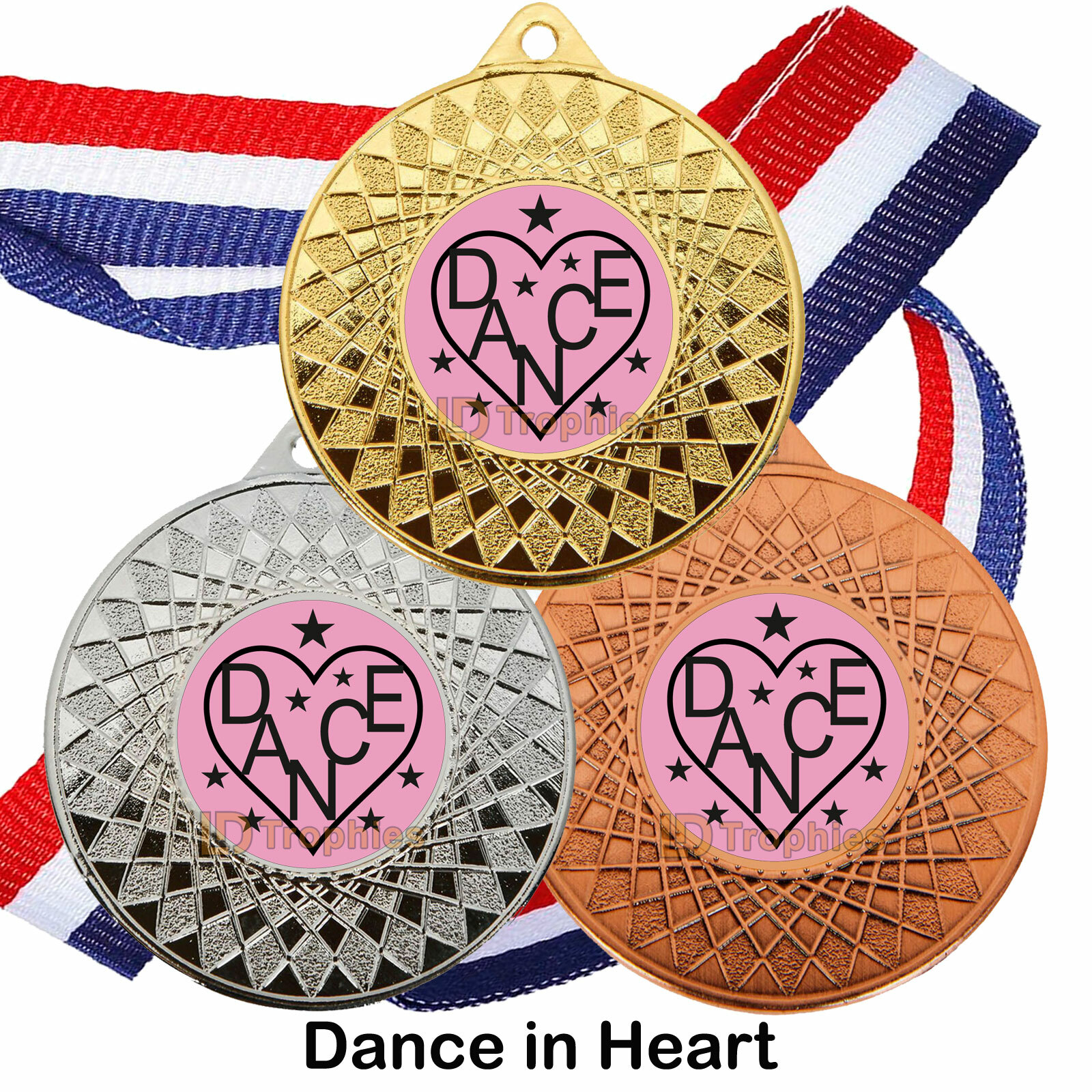 Dance Medals & Ribbons Packs Dance Award, Hearts, Ballet Medals Packs ...