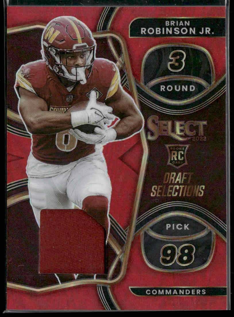 2022 Panini Select - Draft Selections Memorabilia Red Prizm #DS-21 ...