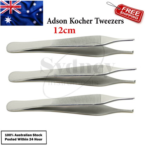 Adson Kocher Tissue Dressing Thumb Tweezer Cotton Pliers Surgical ...