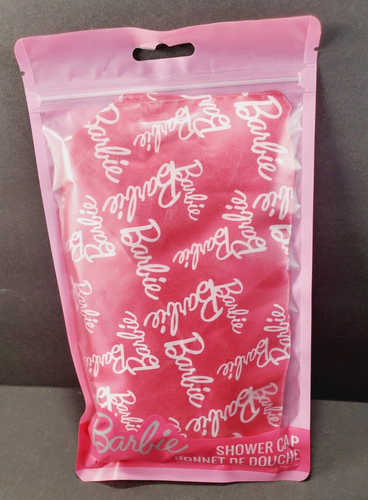 NEW MINISO BARBIE Shower Cap/Hat Hair Lined Waterproof Elastic Women ...