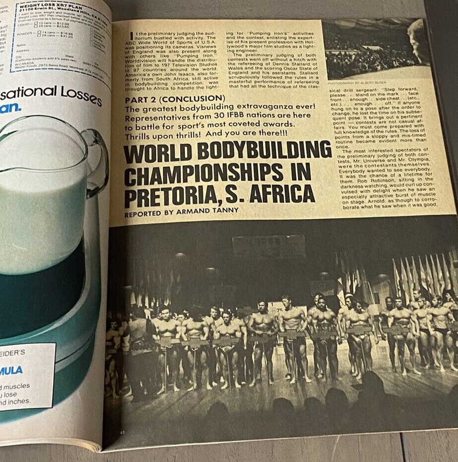 ARNOLD SCHWARZENEGGER - Muscle Builder Bodybuilding Magazine - July ...