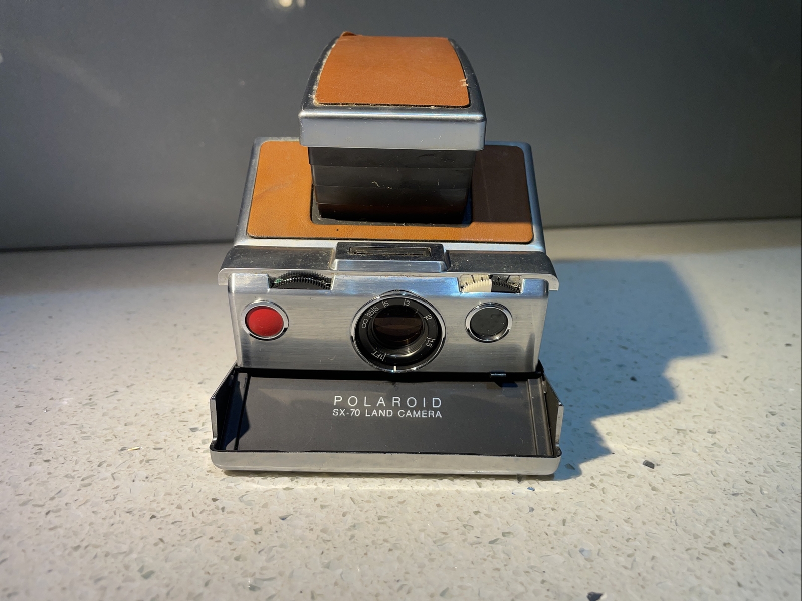 POLAROID LAND CAMERA SX-70 AlPHA1 VINTAGE BROWN LEATHER | eBay