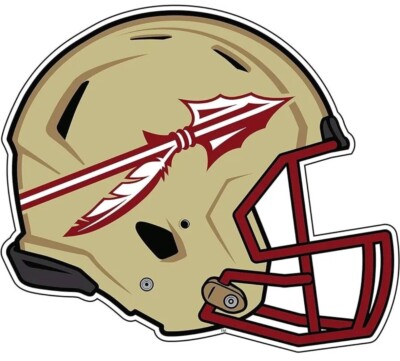 Florida State Seminoles Helmet - Die Cut Laminated Vinyl Sticker/Decal ...